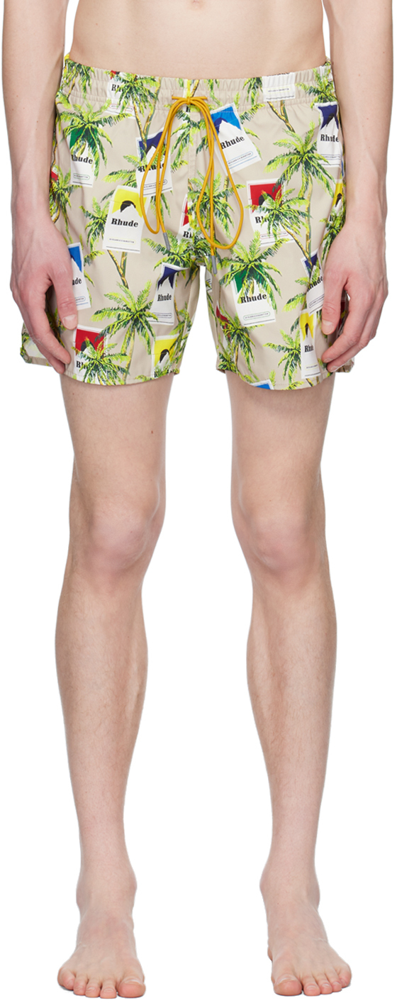 Rhude Multicolor Cigarette Swim Shorts Rhude
