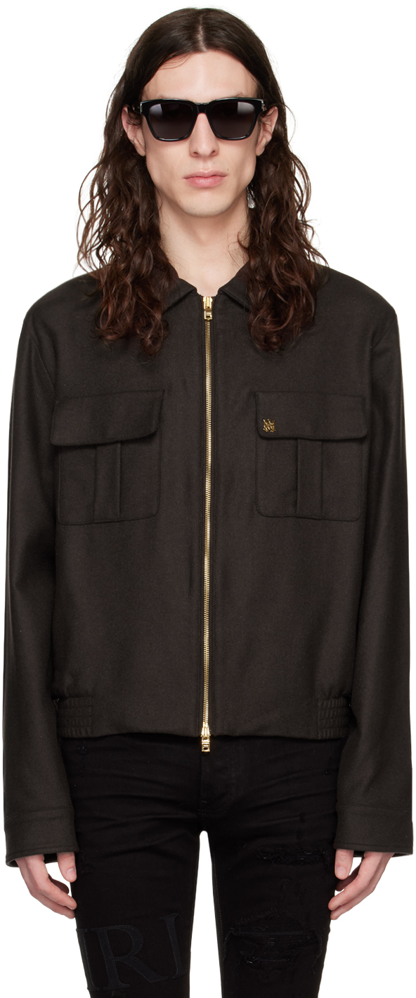 AMIRI Brown Flannel Jacket Amiri