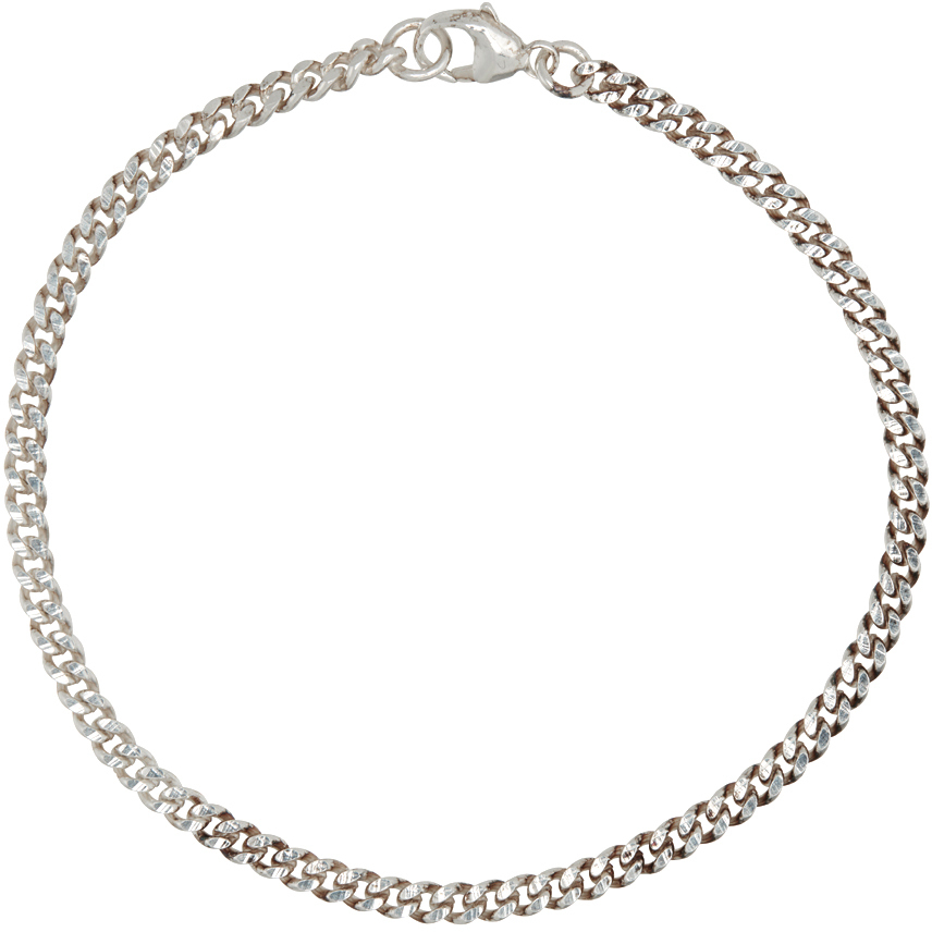 HANREJ Silver Small Panzer Chain Bracelet HANREJ