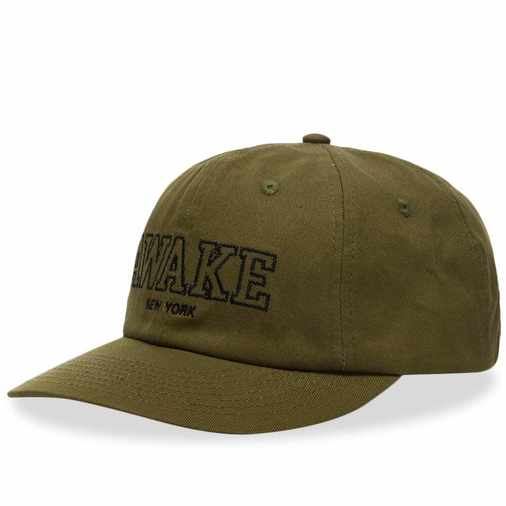Awake NY Men's Military Logo 6 Panel Cap in Olive Awake NY