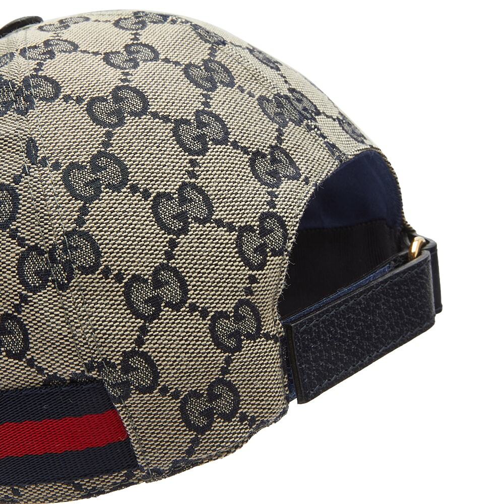 Gucci Men's GG Jacquard Baseball Cap in Navy Gucci