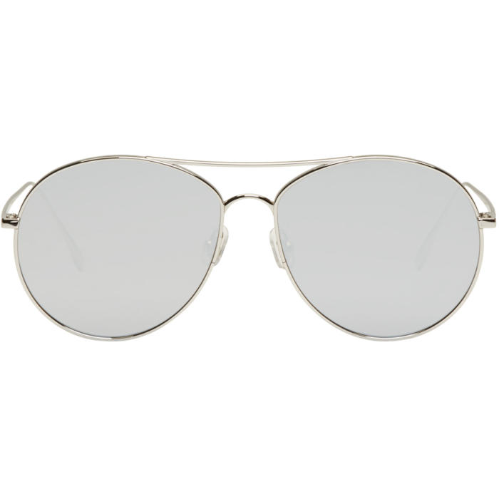 Gentle Monster Silver Ranny Ring Aviator Sunglasses Gentle Monster