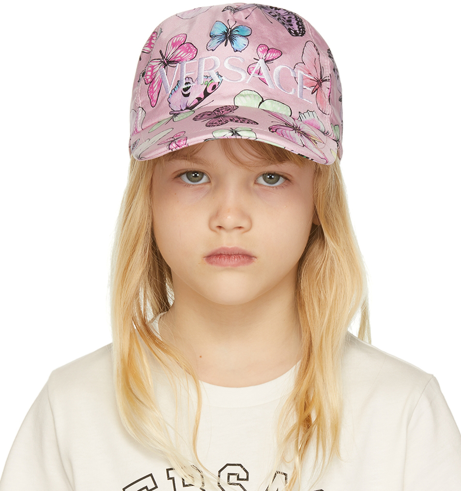 Versace Baby Pink Butterfly Cap Versace