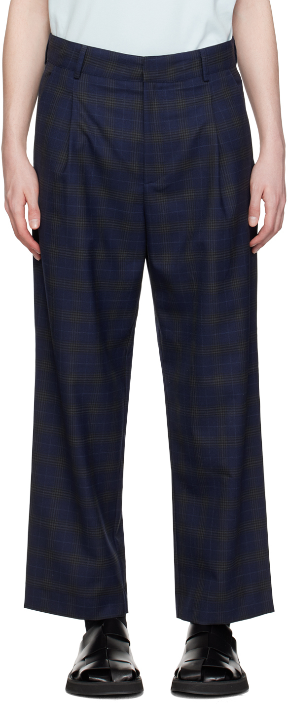 Drôle De Monsieur Navy 'Le Pantalon Golfeur Carreaux' Trousers Drôle de ...