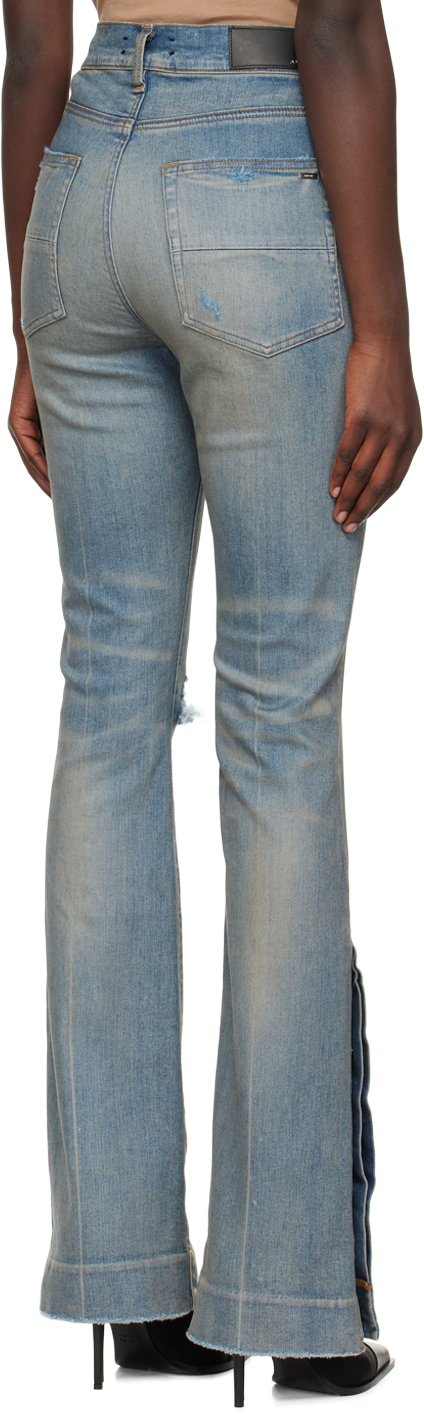 AMIRI Blue Stacked Jeans Amiri