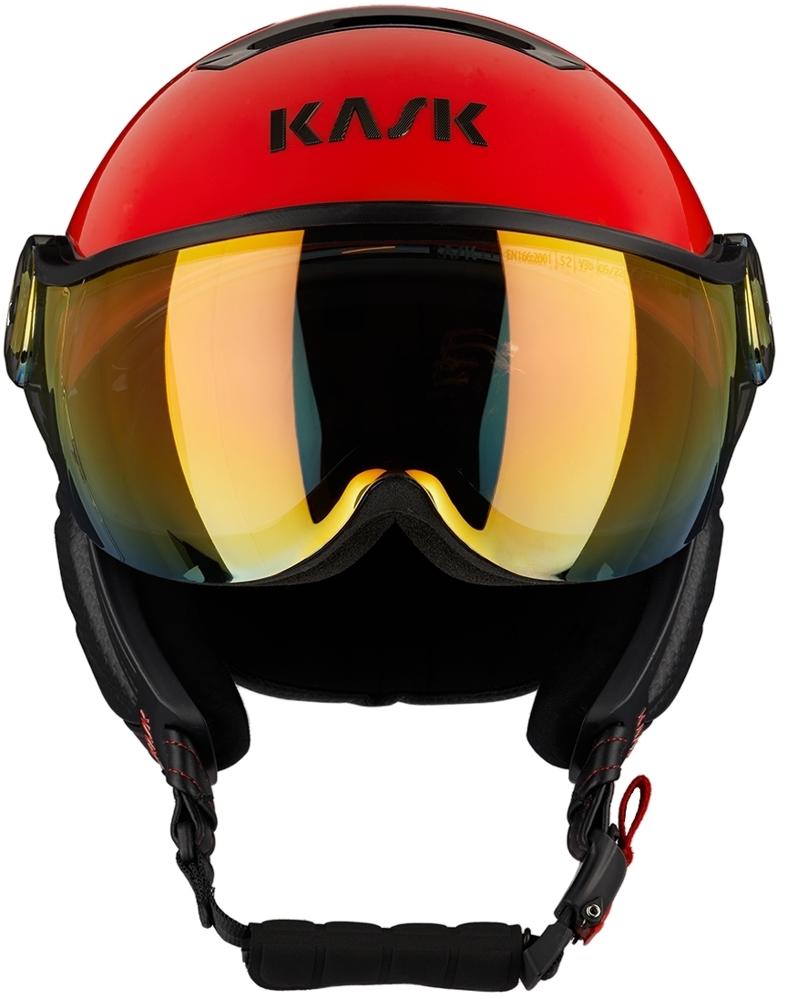 KASK Red Montecarlo Visor Snow Helmet KASK