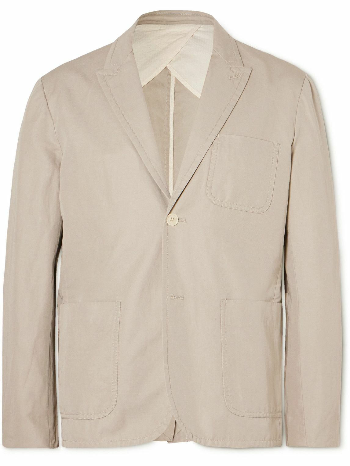 Alex Mill - Mill Cotton and Linen-Blend Blazer - Blue Alex Mill