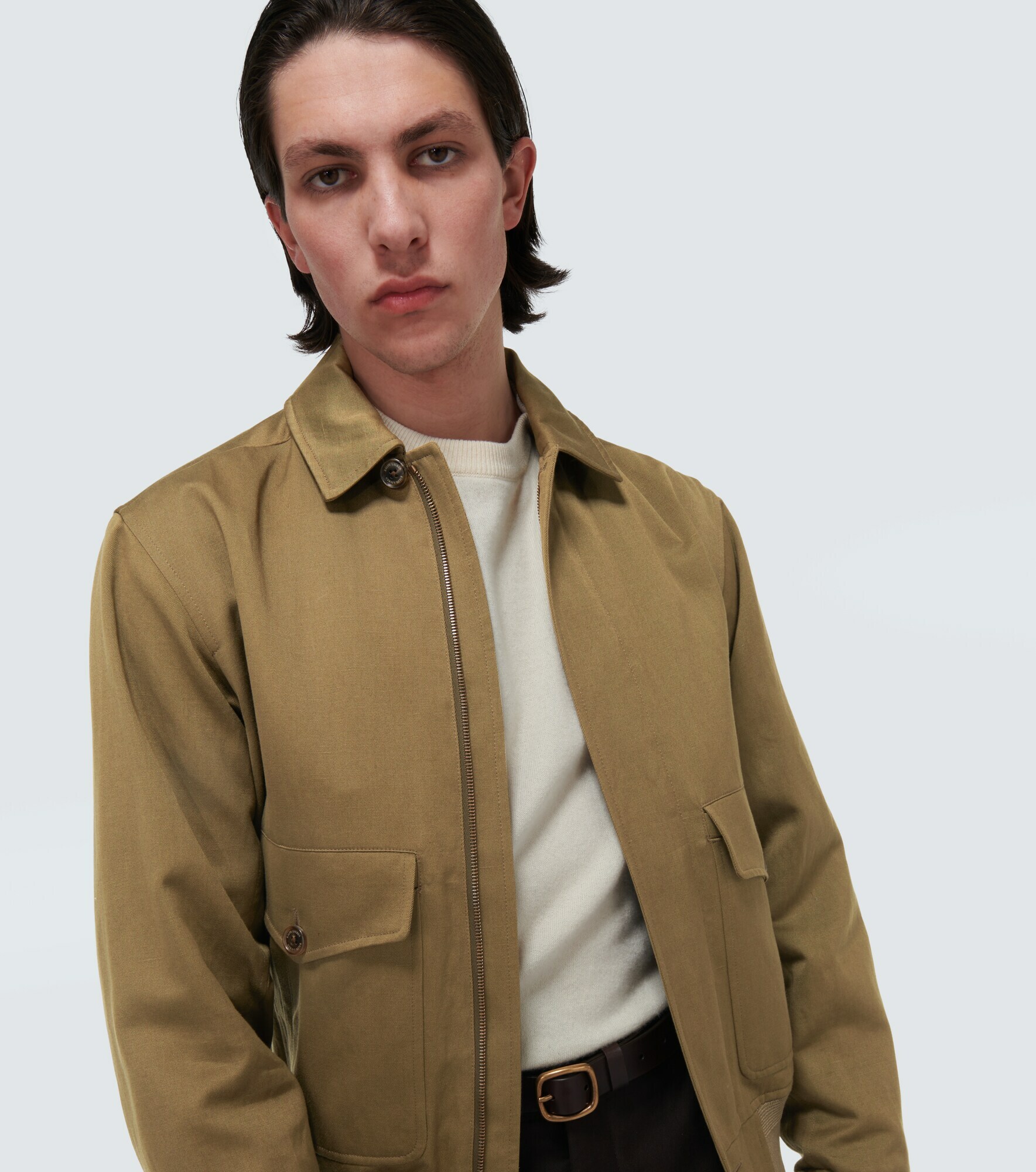 Ralph Lauren Purple Label - Aidan cotton-blend twill bomber jacket ...