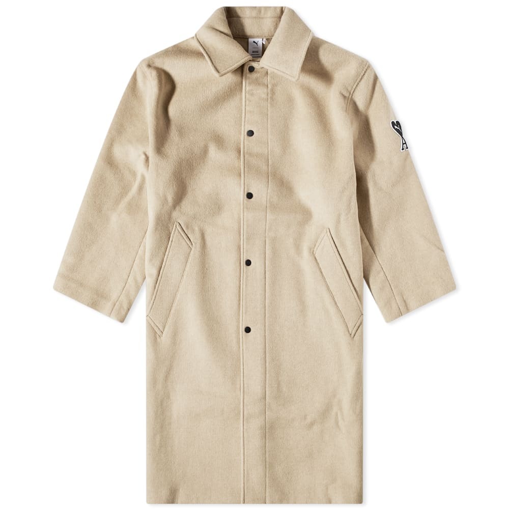Puma x AMI Coat in Light Sand Puma