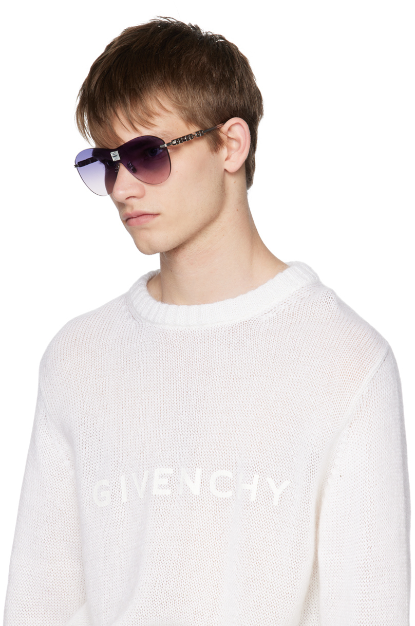 Givenchy Silver 4G Sunglasses Givenchy