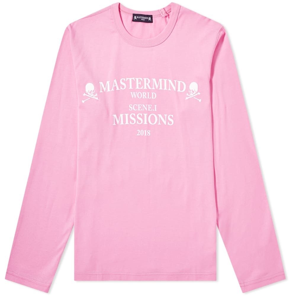 MASTERMIND WORLD Long Sleeve Missions Logo Tee MASTERMIND WORLD