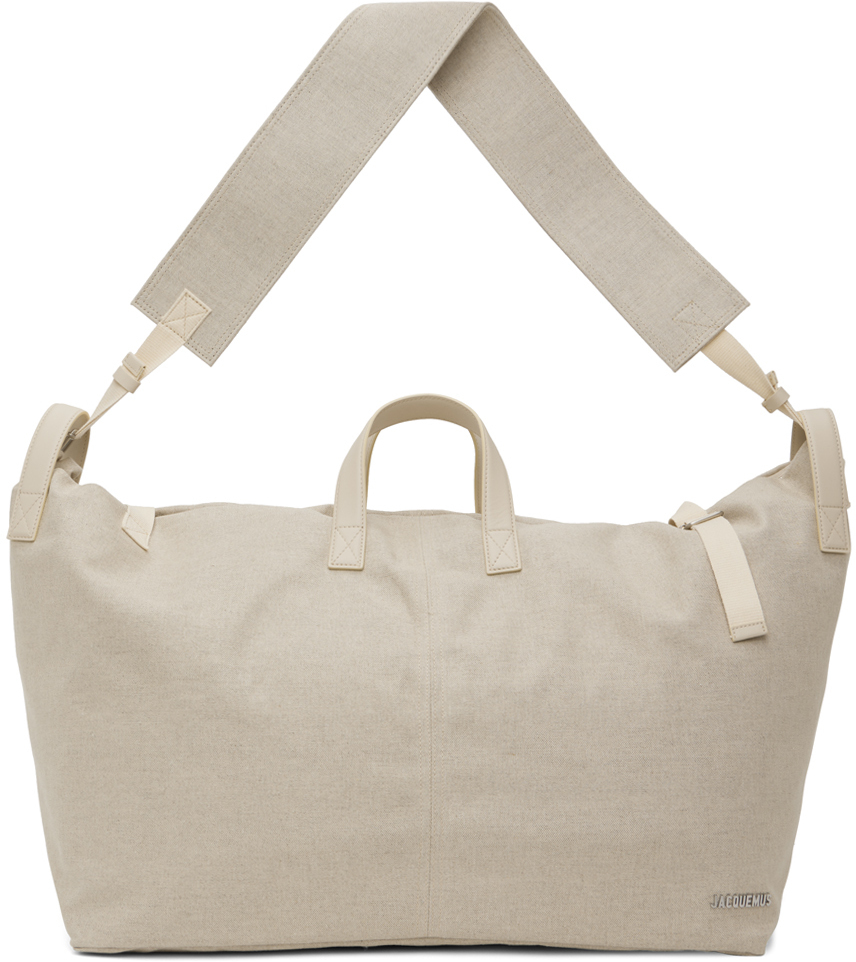 Jacquemus Beige Le Papier 'Le Sac À Linge' Duffle Bag Jacquemus