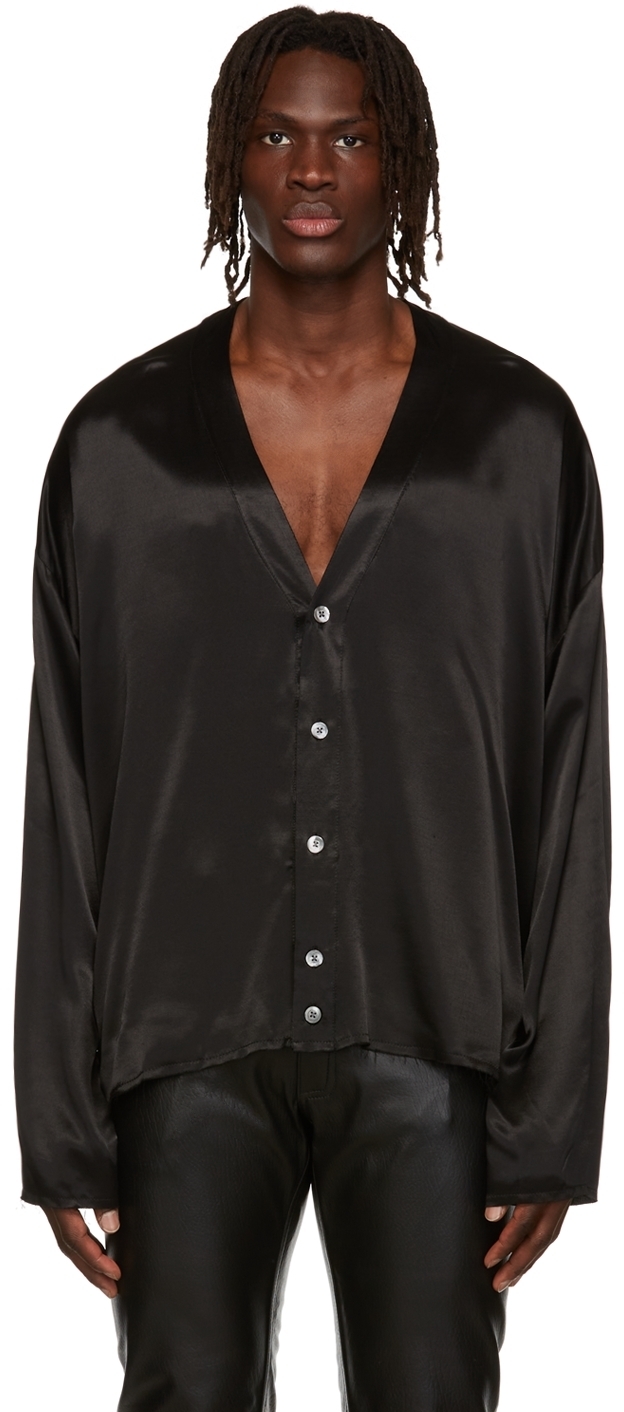 Martin Asbjørn Black Tim Cardigan Martin Asbjorn