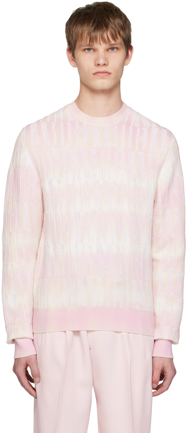 AMIRI Pink Repeat Sweater Amiri
