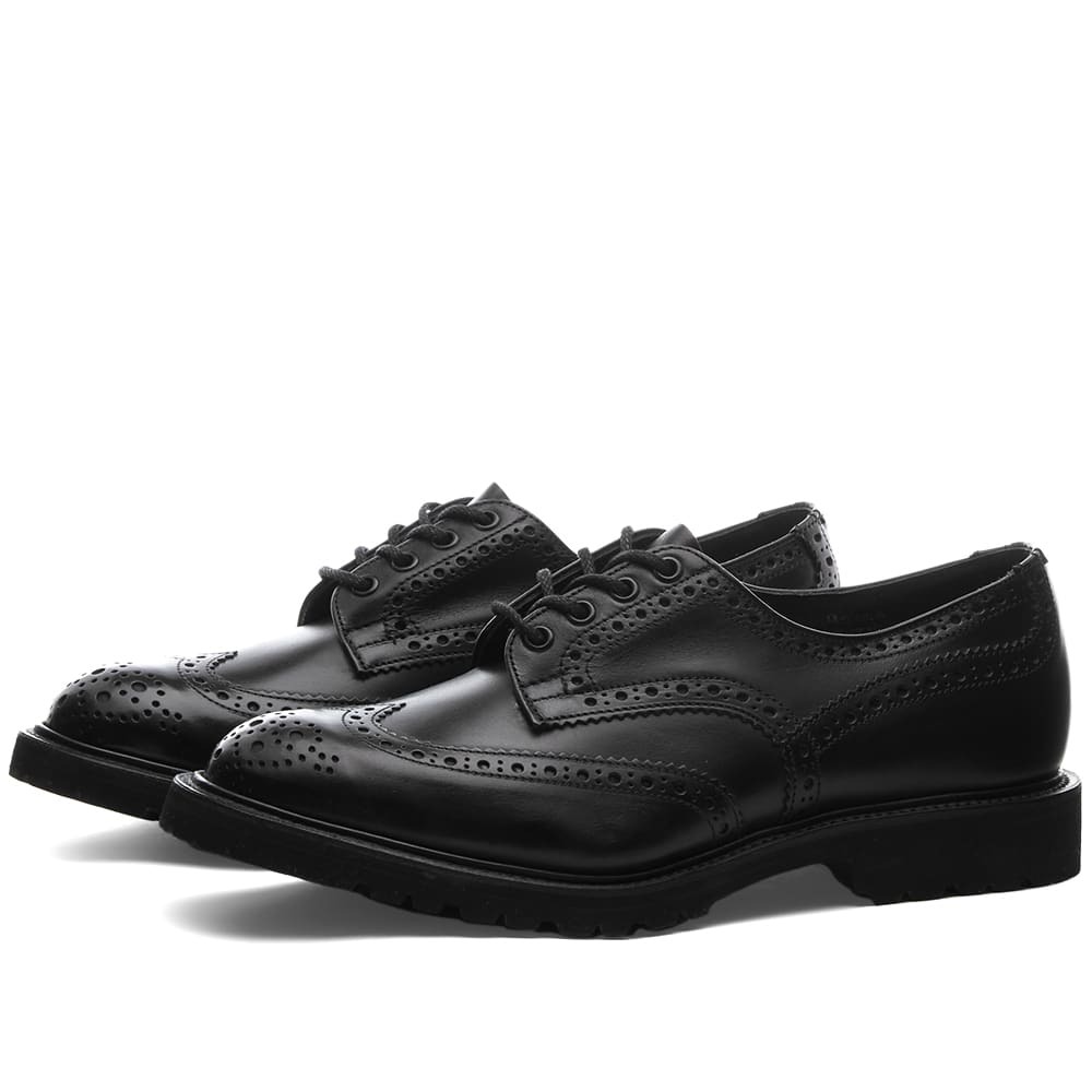 Tricker's Men's Trickers Bourton Derby Brogue in Black Olivvia Classic ...