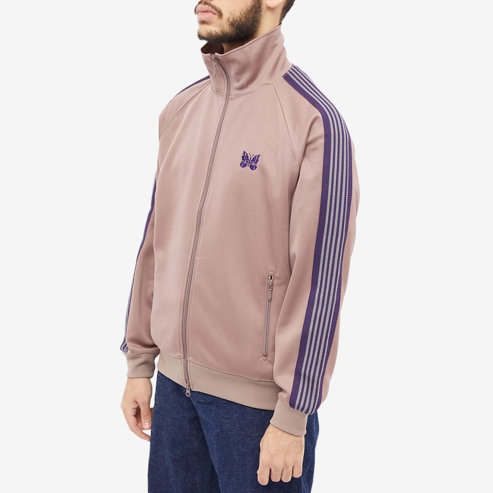 Needles Men's Poly Smooth Track Jacket in Taupe Needles