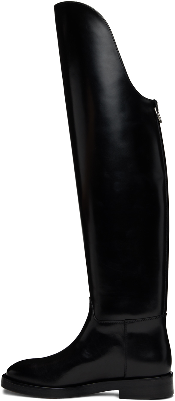 DURAZZI MILANO Black D-Ring Boots Durazzi Milano