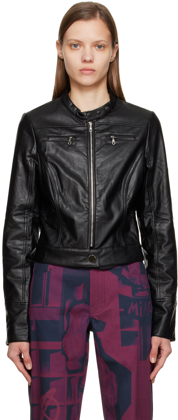 Miaou Black Moto Motor Jacket Miaou