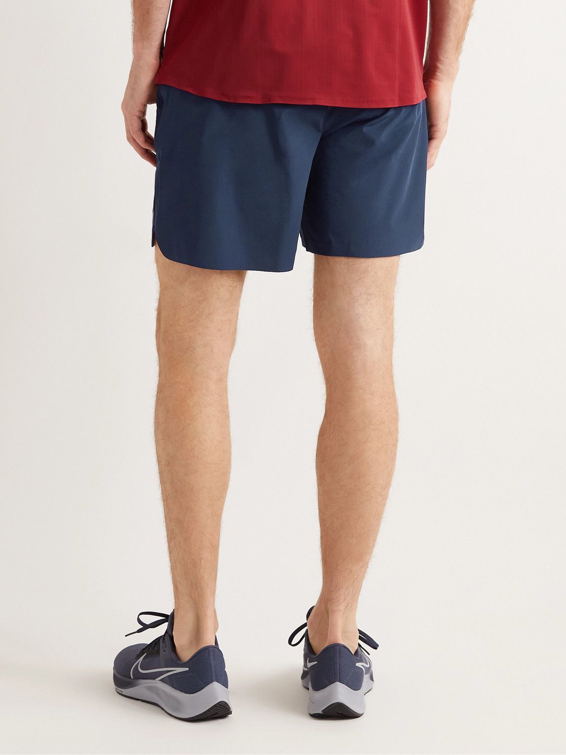 Castore - Logo-Print Stretch-Shell Running Shorts - Blue CASTORE