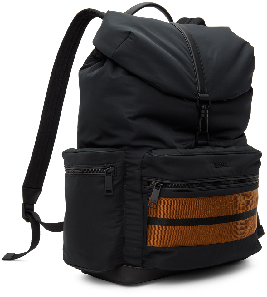 ZEGNA Black Special Backpack Zegna