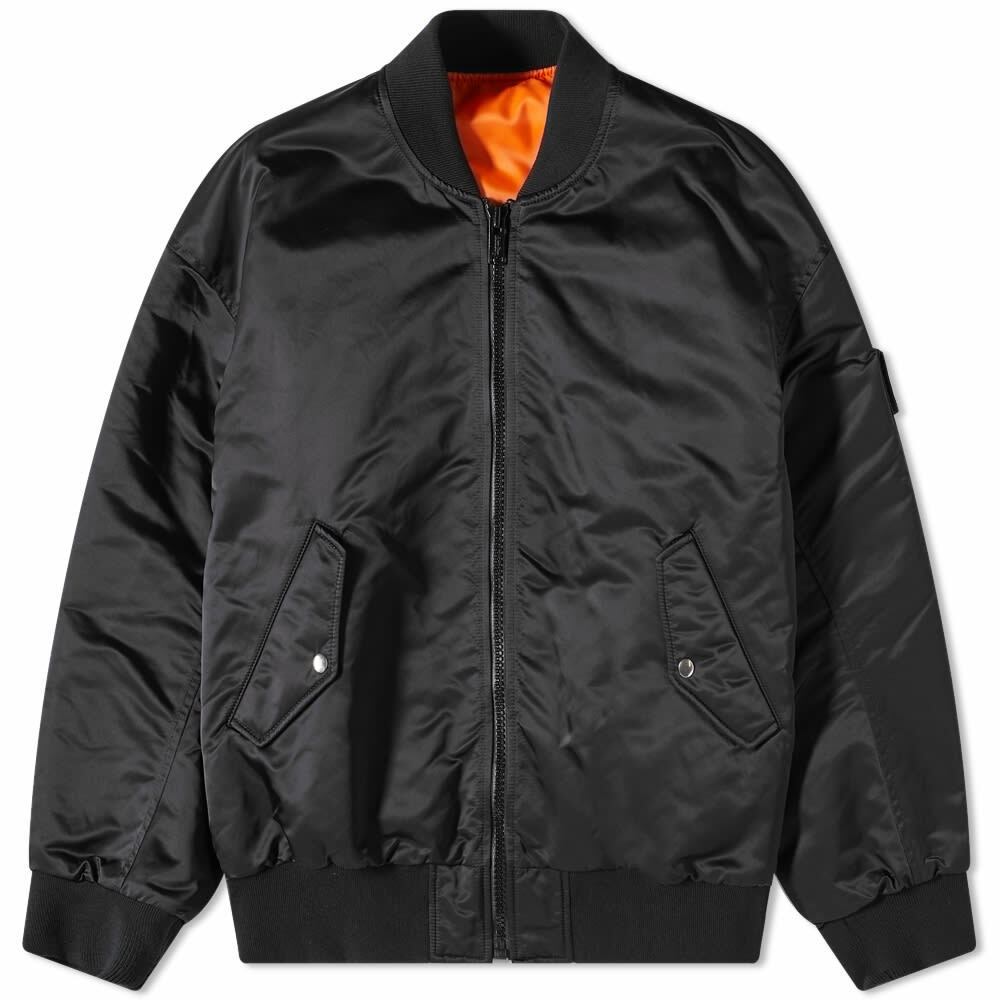Undercover Men's Nylon Bomber Jacket in Black Undercover