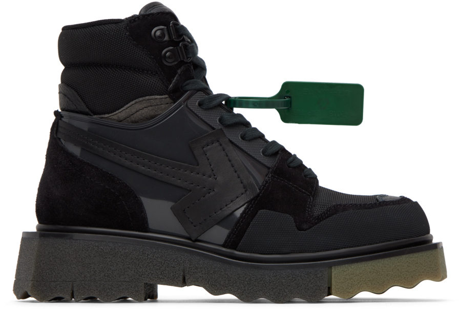 Off-White Black Hiking Sponge Boot Off-White