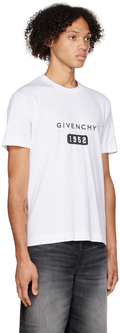 Givenchy White Slim-Fit Print T-Shirt Givenchy