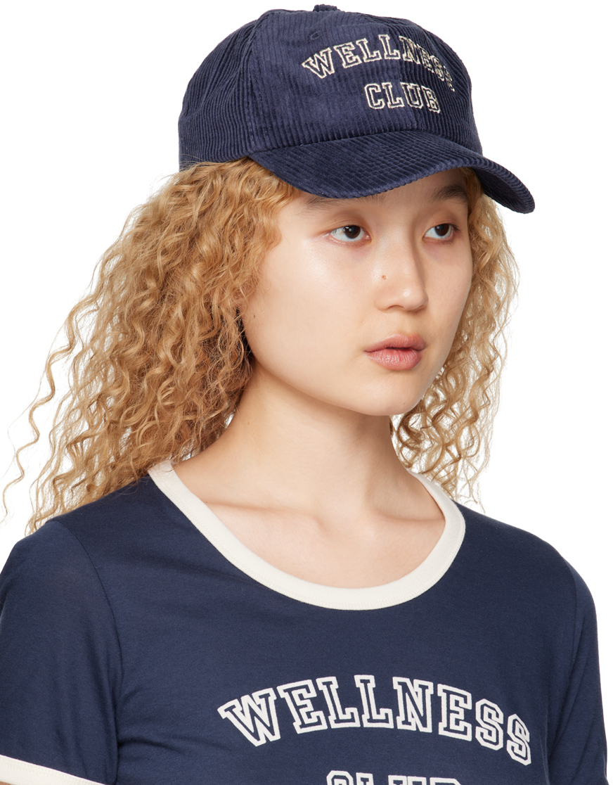 Sporty & Rich Navy 'Wellness Club' Cap Sporty & Rich