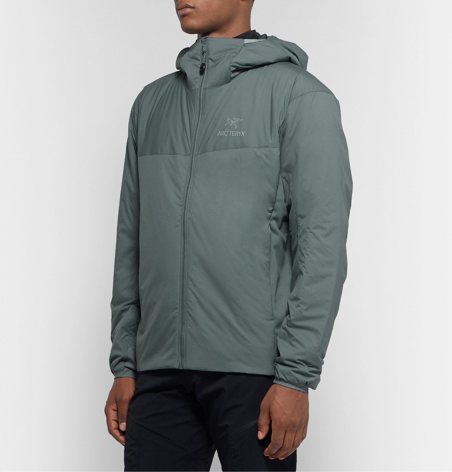 Arc'teryx - Atom LT Logo-Embroidered Shell Hooded Jacket - Green Arc'teryx