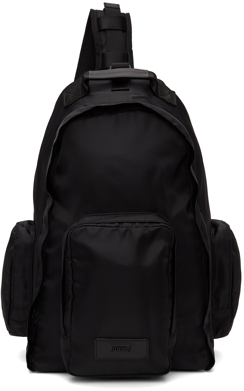 Juun.J Black Sling Backpack Juun.J