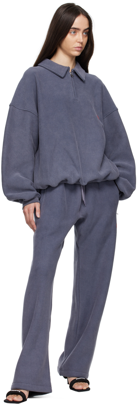 Alexander Wang Gray Glitter Puff Lounge Pants Alexander Wang