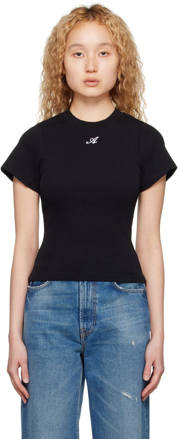 Axel Arigato Black Script 'A' T-Shirt Axel Arigato