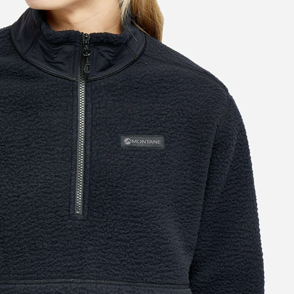 Montane Men's Chonos Fleece Smock in Black Montane