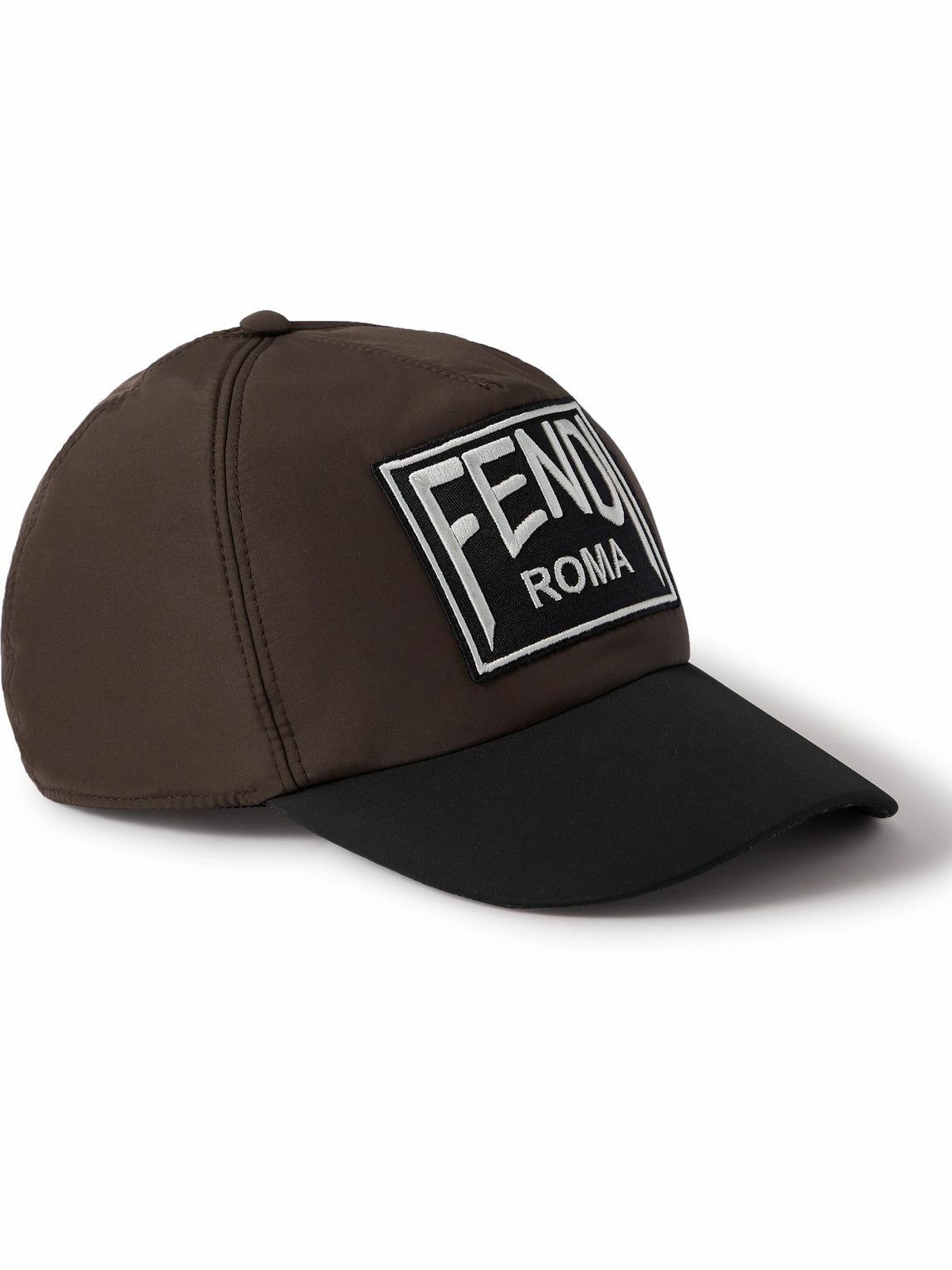 Fendi - Logo-Print Canvas Baseball Cap Fendi