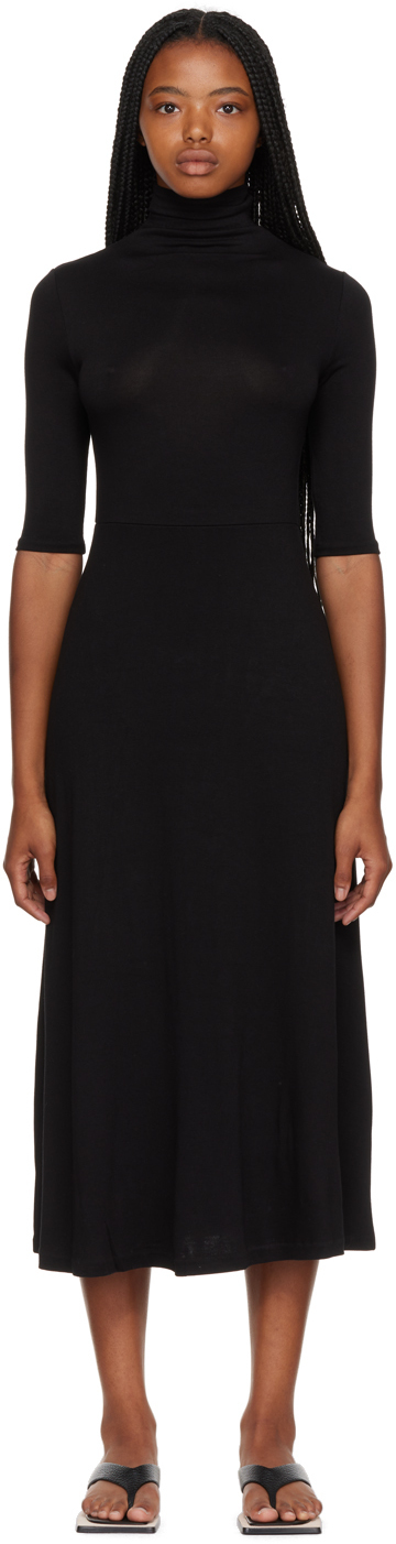 Vince Black Turtleneck Maxi Dress Vince