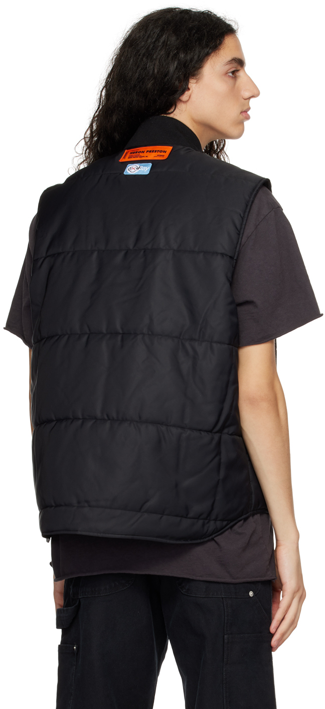 Heron Preston Black Ex-Ray Vest Heron Preston