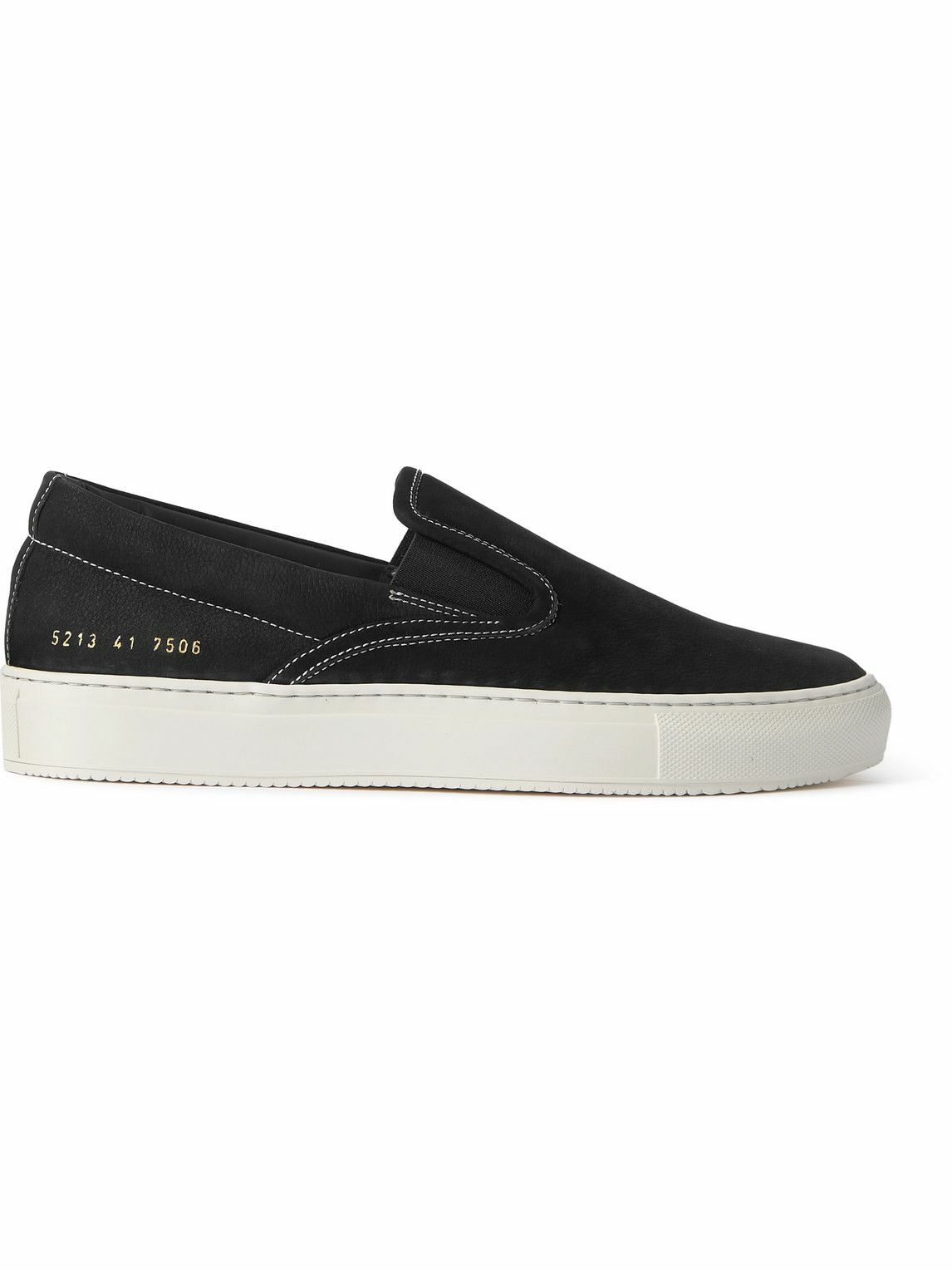 Common Projects - Suede Slip-On Sneakers - Black Common Projects