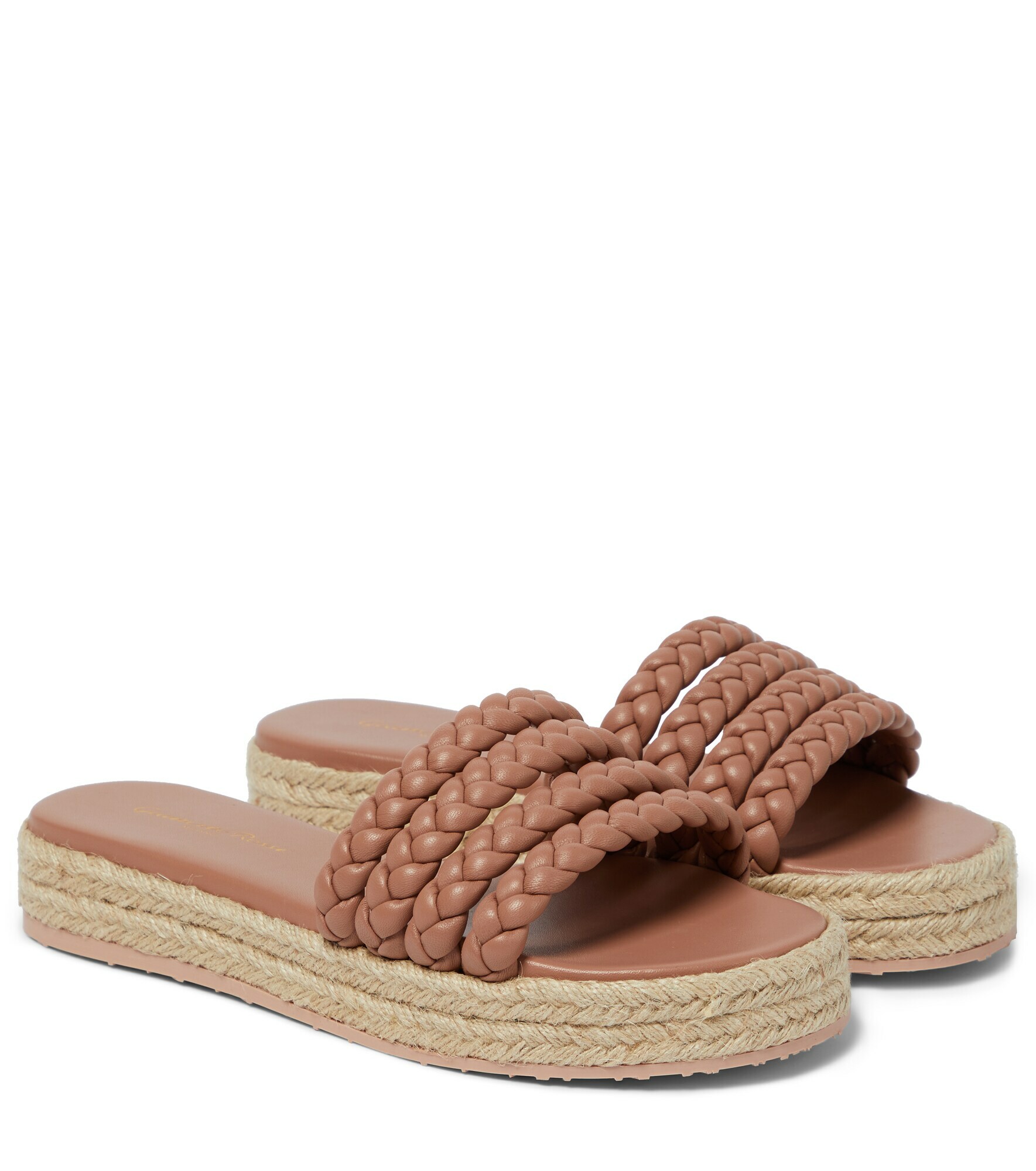 Gianvito Rossi - Marbella leather slides Gianvito Rossi