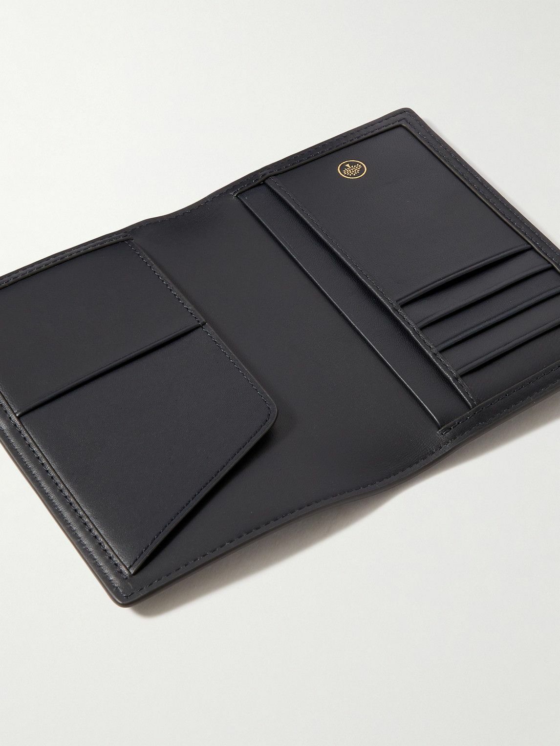 Mulberry - Full-Grain Leather Passport Cover Mulberry