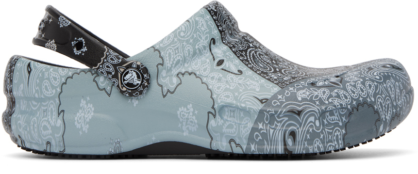 Crocs Black Bistro Graphic Clogs Crocs