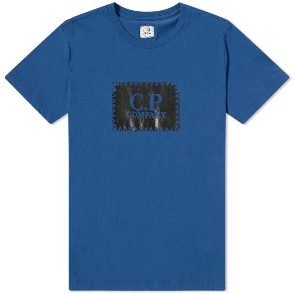 C.P. Company Stitch Block Logo Tee C.P. Company Undersixteen