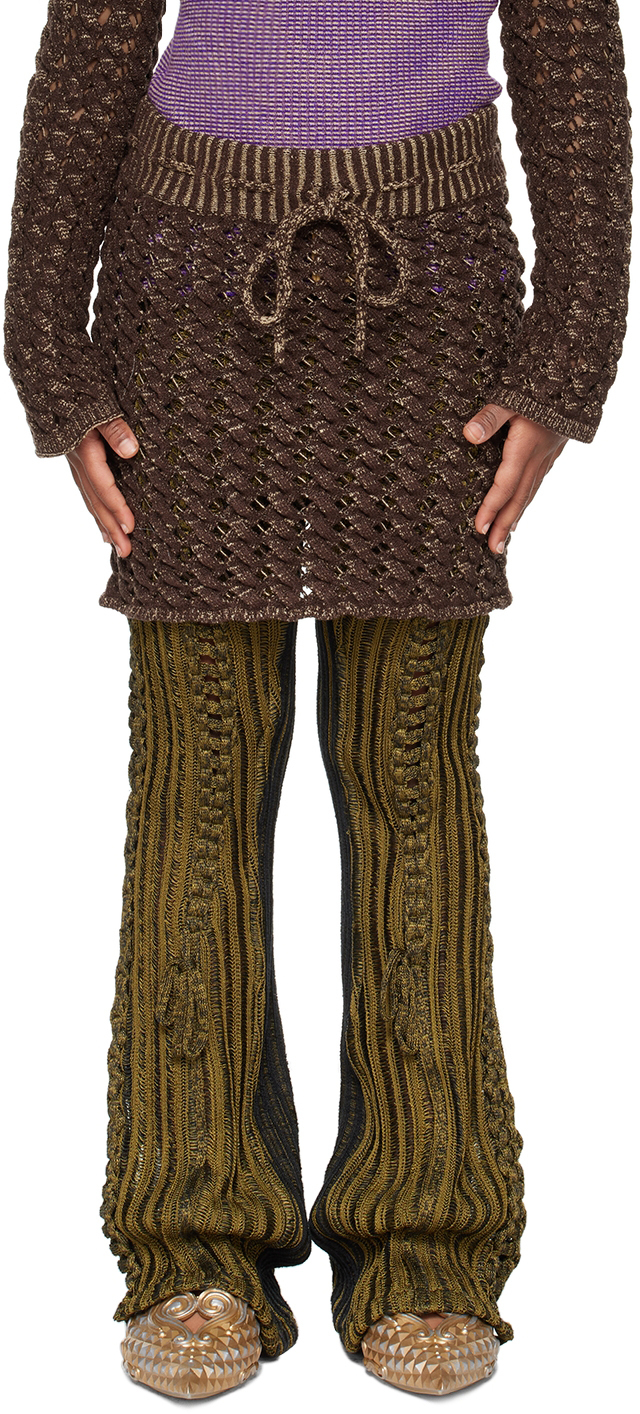 Isa Boulder SSENSE Exclusive Kids Brown Skirt Isa Boulder