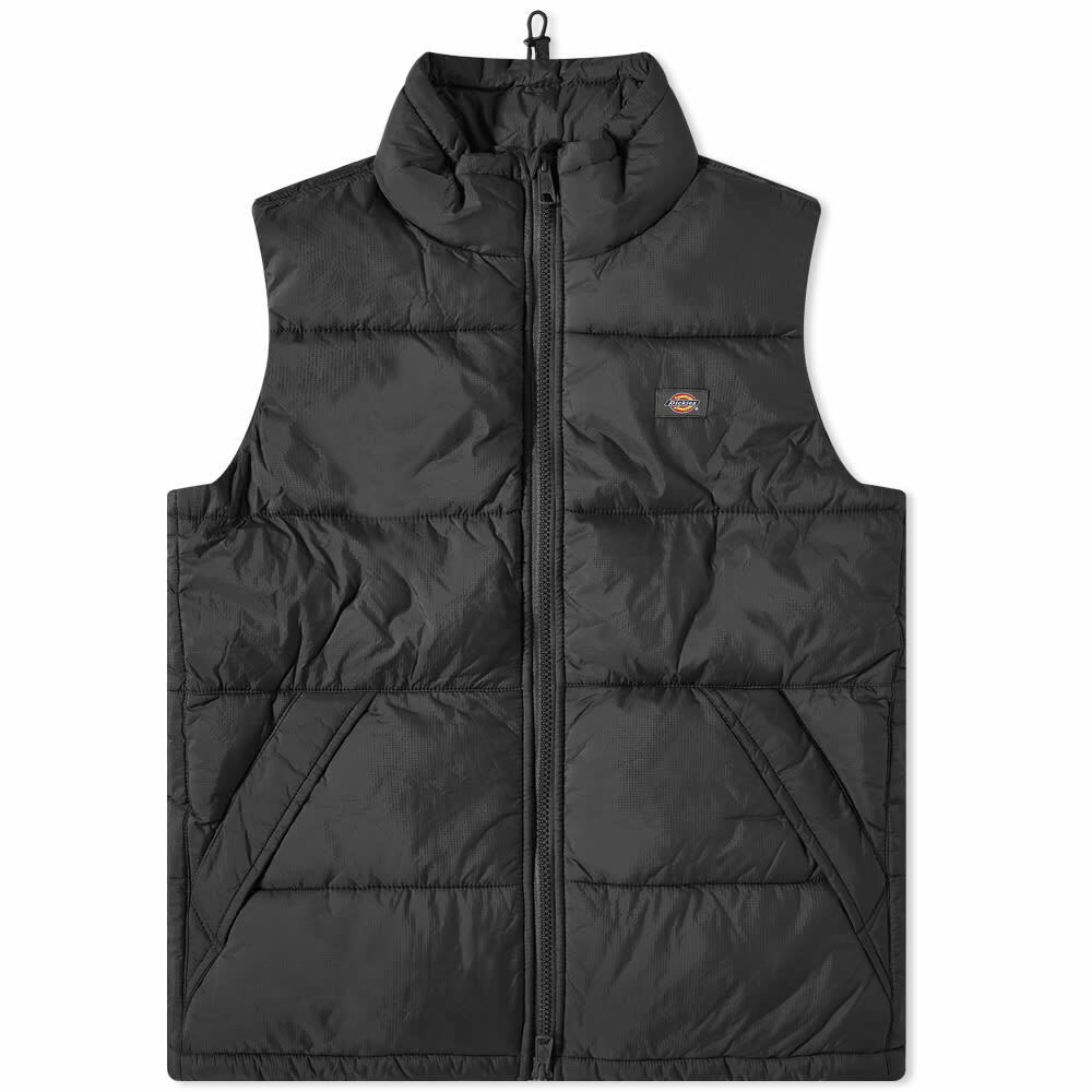 Dickies Men's Waldenburg Puffer Vest in Black Dickies Construct