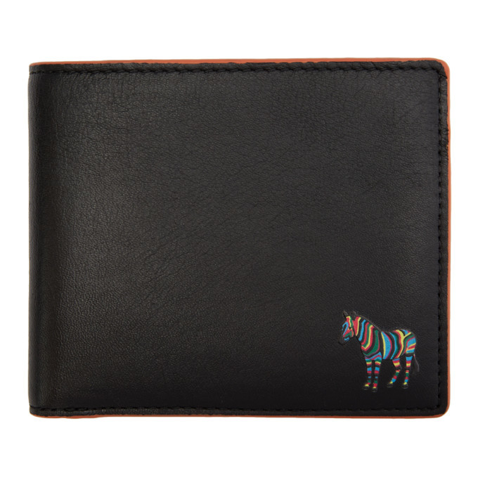 PS by Paul Smith Black and Orange Zebra Wallet PS by Paul Smith