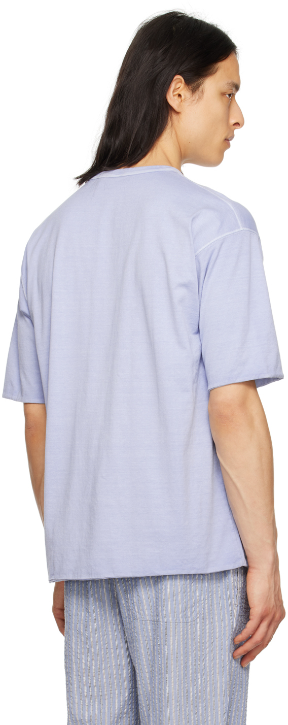 ASPESI Blue Pocket T-Shirt Aspesi
