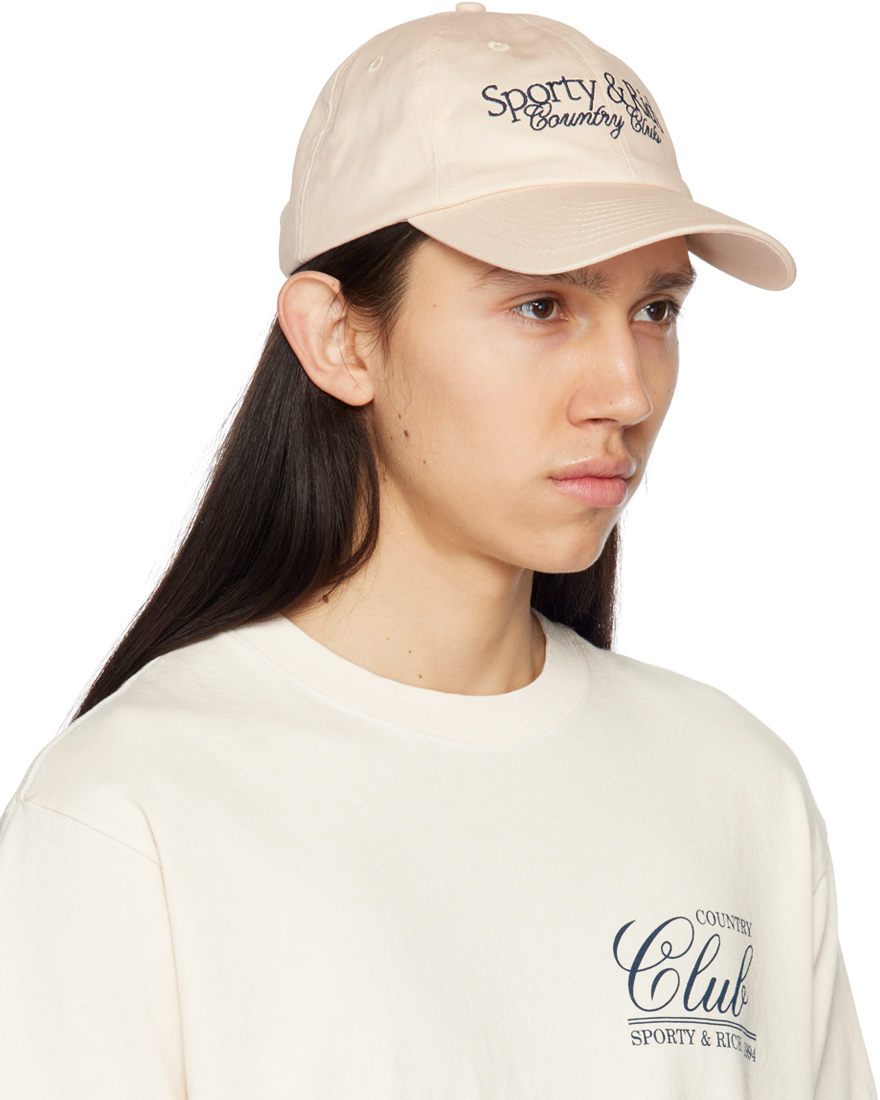 Sporty & Rich Beige 'Country Club' Cap Sporty & Rich