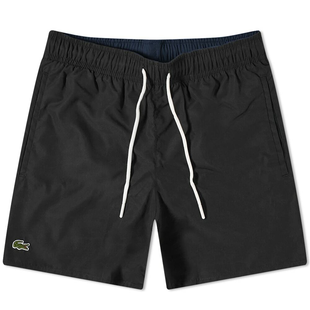 Lacoste Men's Classic Swim Short in Black Lacoste