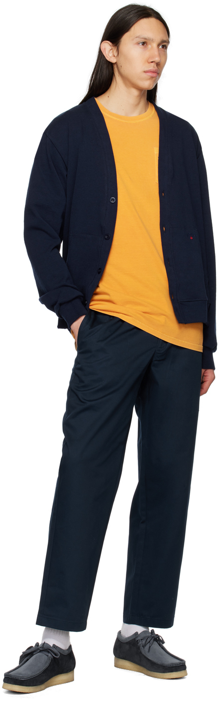 Noah Navy Rugby Cardigan Noah NYC