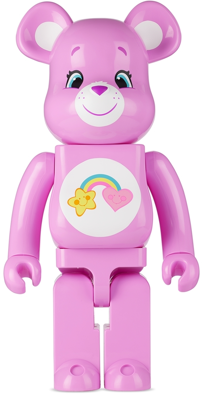 MEDICOM TOY Pink Care Bears 'Best Friend Bear' 1000％ Bearbrick