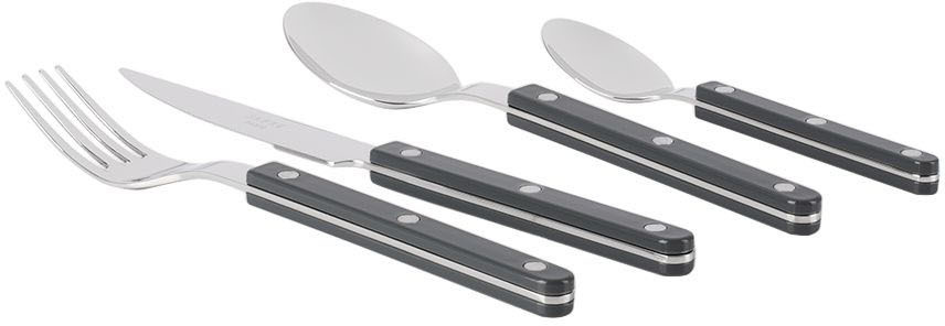 Sabre Gray Bistrot Brilliant Flatware Set Sabre
